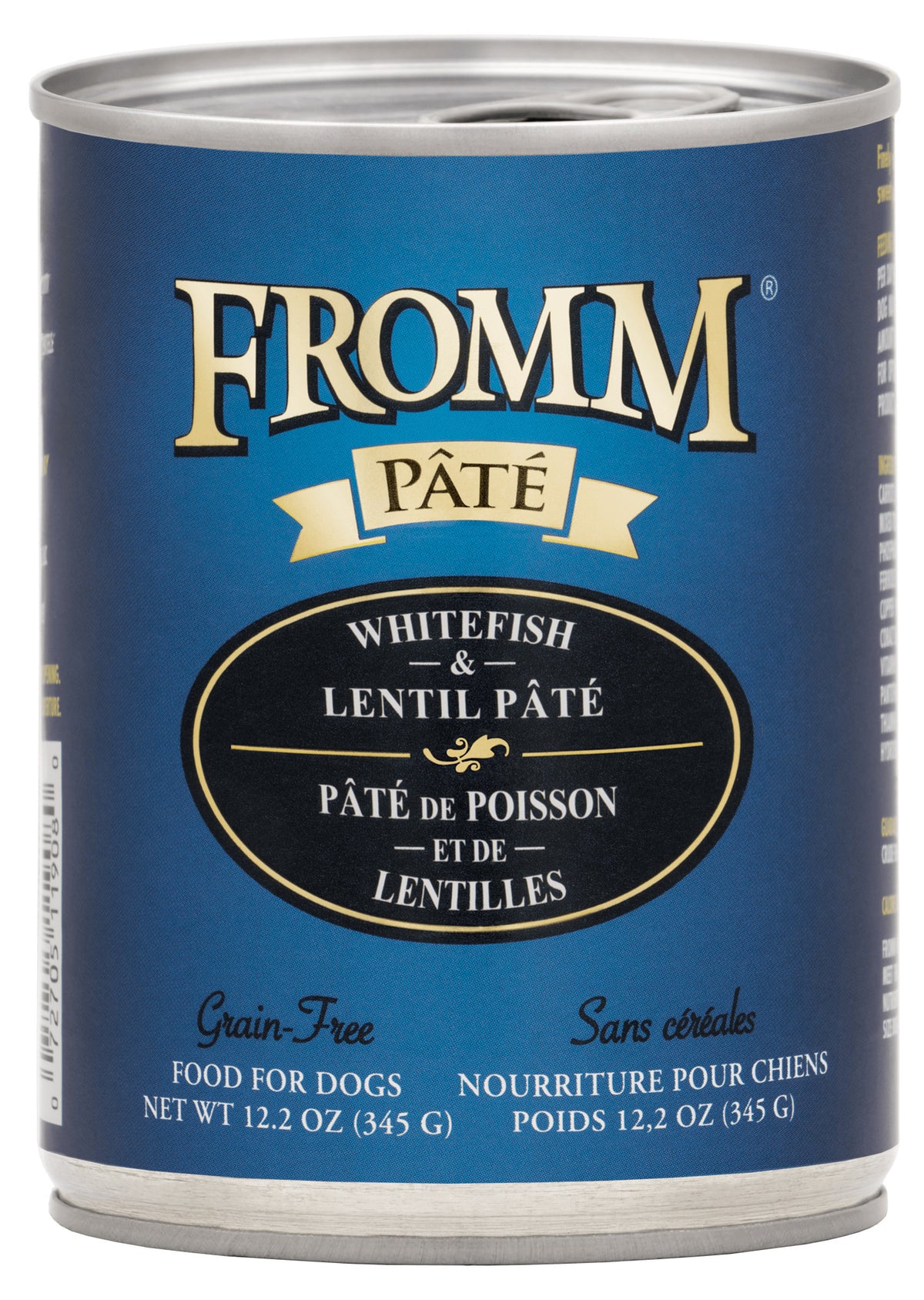FROMM canned dog food. Fish and lentil pâté. 345g — toutoucan
