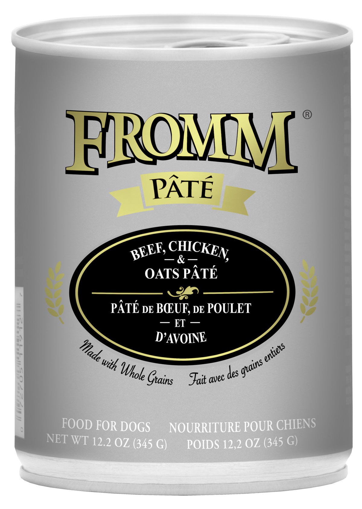 FROMM canned dog food. Beef, chicken and oat pâté. 345g — toutoucan